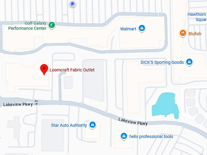16. loomcraft fabric outlet (vernon hills, il) map