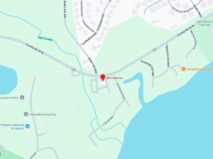 16. mill creek inn (buffalo, mn) map