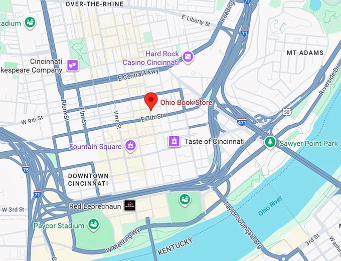 16. ohio book store map