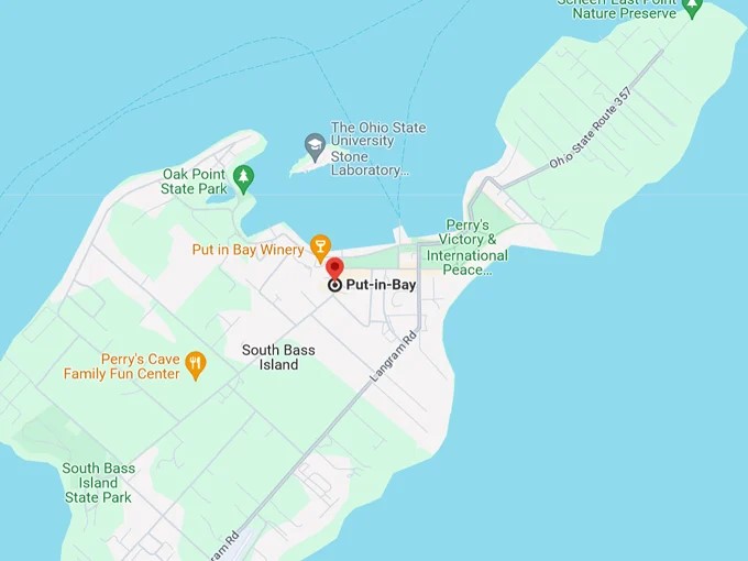 16. put in bay ohio 10 map