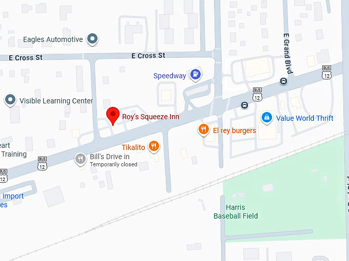 16. roy&rsquo;s squeeze inn (ypsilanti, mi) map