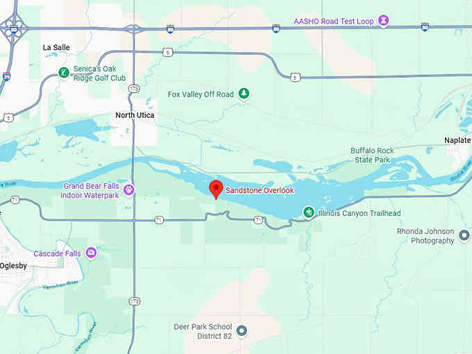 16. starved rock and sandstone point overlook trail map