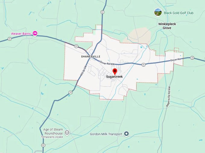 16. sugarcreek oh map