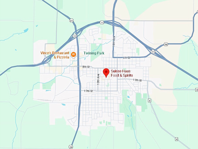 16. suisse haus food & spirits map