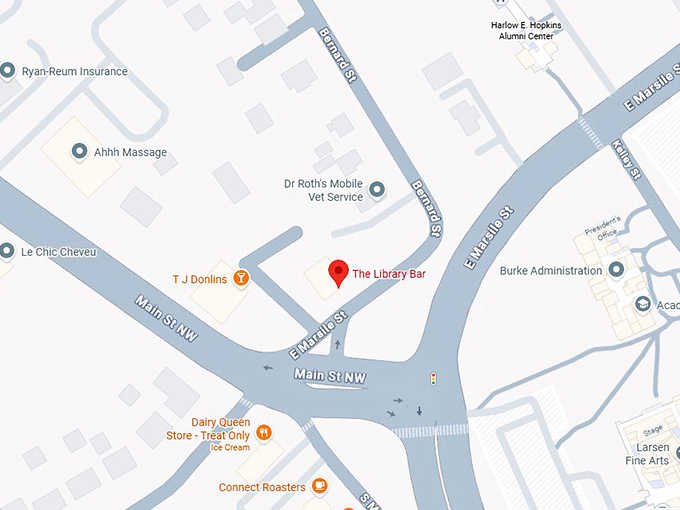 16. the library bar map