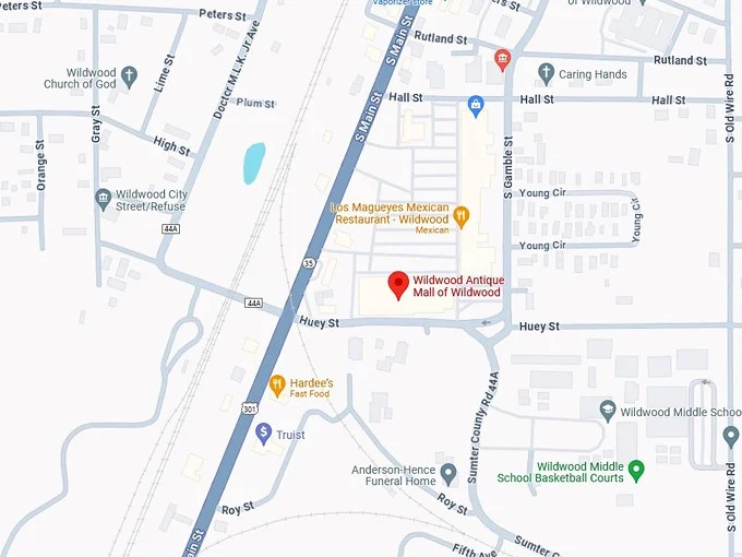 16. wildwood antique mall of wildwood 10 map