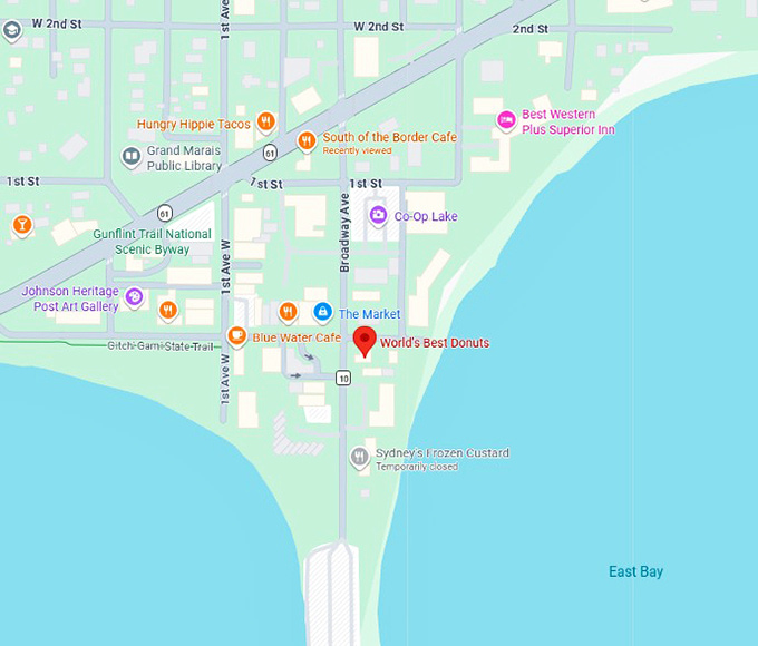 16. world's best donuts map