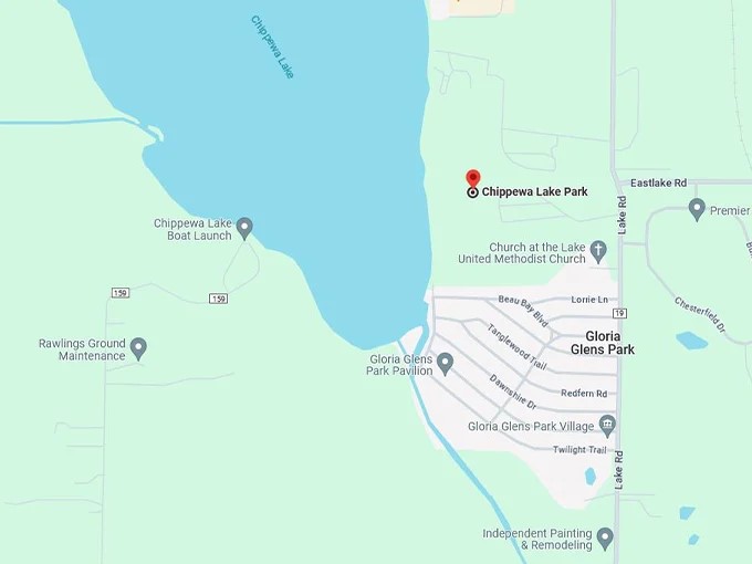 16. chippewa lake amusement park 10 map