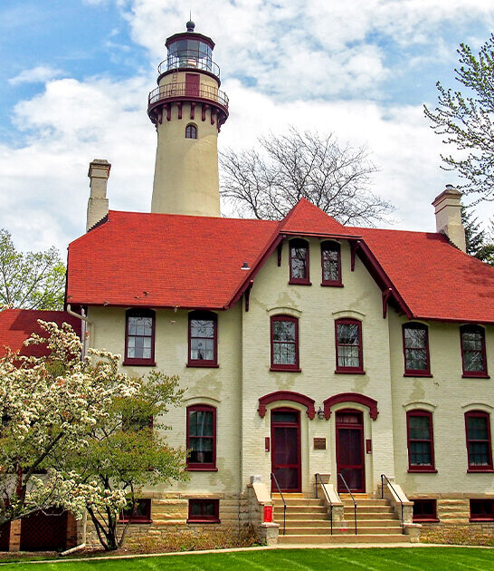 19th century lighthouse illinois ftr