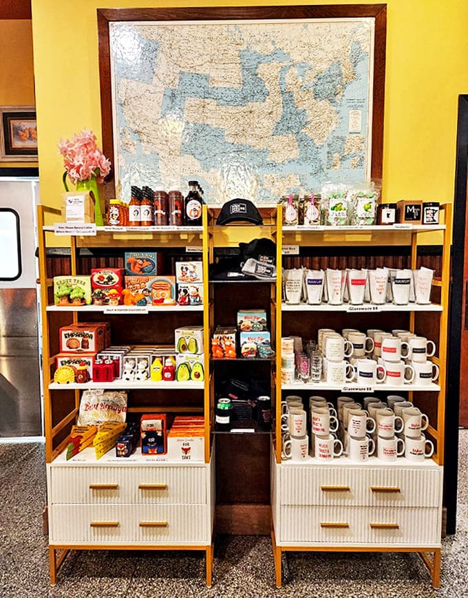 Merchandise Take home a taste of Hen House magic &ndash; local products and branded souvenirs that let the breakfast joy continue beyond your visit.