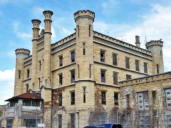 Those castle-like towers aren't for fairy tale princesses, they're for keeping a very different kind of royalty locked up tight.