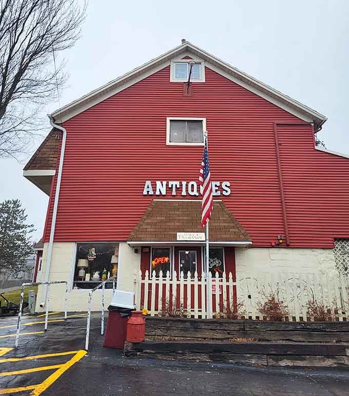 The welcoming entrance promises adventures inside, where every aisle holds surprises from decades past.