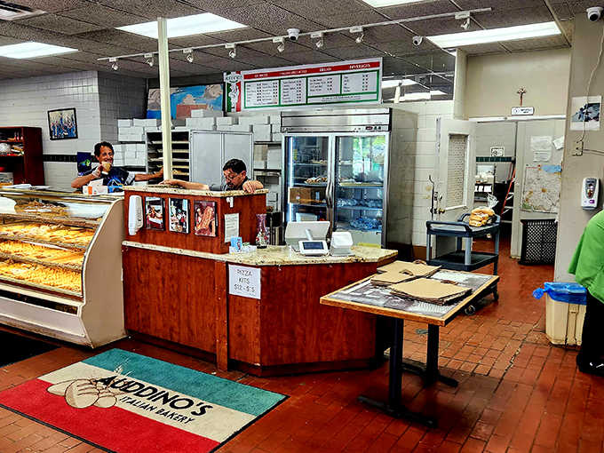 Behind this unassuming counter, pastry magic happens daily. The staff's warm smiles are as genuine as their baked goods.