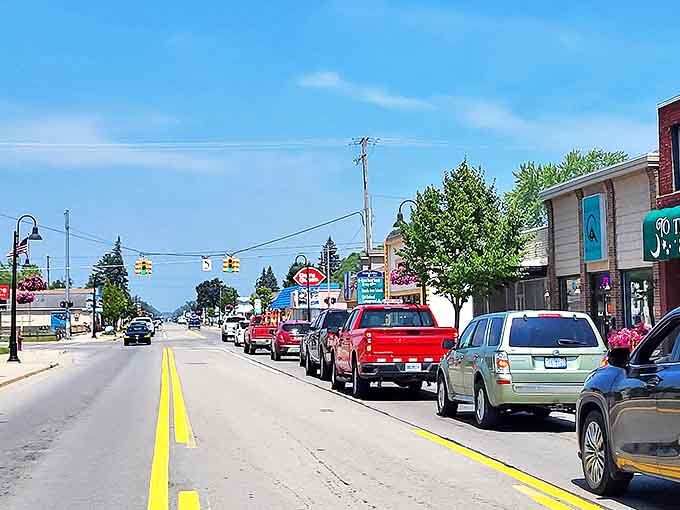 Downtown Oscoda offers a refreshing throwback to simpler times, where locally-owned shops replace chain stores and conversations replace cell phone scrolling.