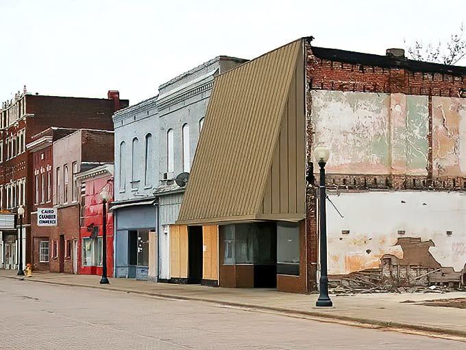 Brick-paved streets and historic storefronts create a time-capsule effect in downtown Cairo, where architectural treasures wait around every corner for curious explorers.
