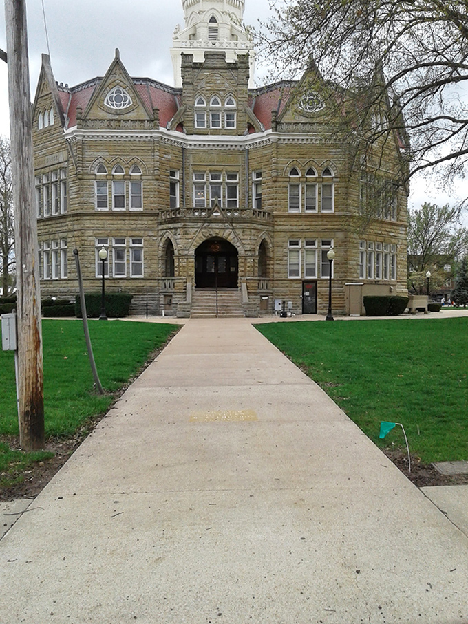 Historic Building Entrance: This magnificent stone courthouse doesn't just dominate Pittsfield's skyline &ndash; it's a time portal to an era when public buildings were architectural love letters to democracy.