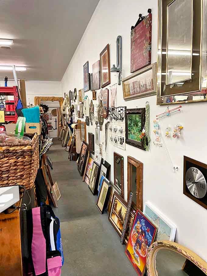 A treasure hunter's paradise down every aisle &ndash; where framed memories line the walls and yesterday's art awaits tomorrow's admirers.