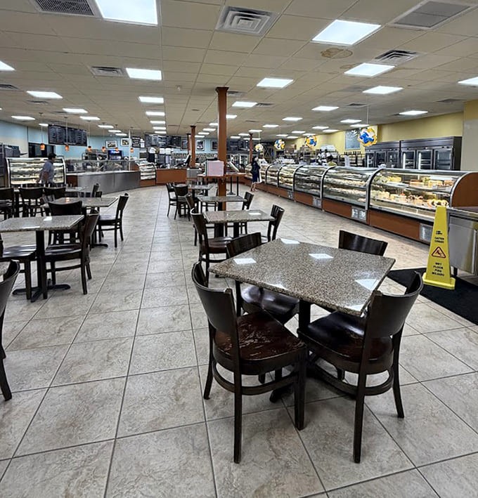 Spacious, spotless, and filled with the aroma of fresh-baked everything, this is where magic happens daily.