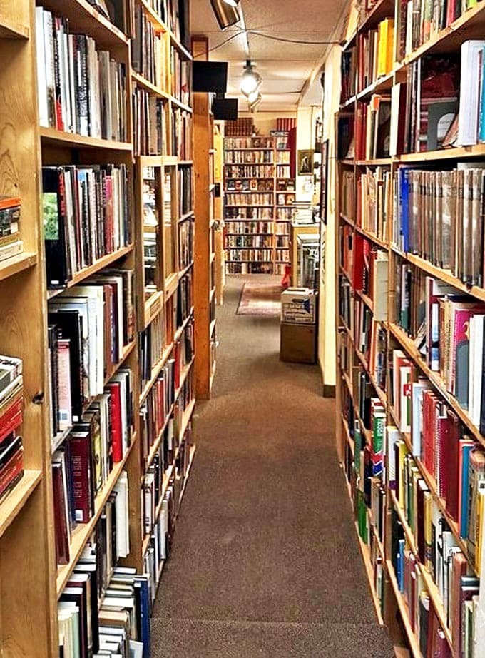 Navigate these paper canyons with care – one wrong move and you might cause a literary avalanche of knowledge.