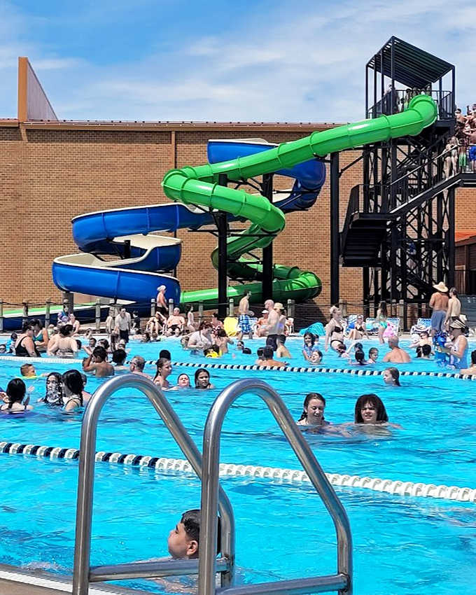 Twisting thrills await as colorful water slides promise the perfect combination of "Am I really doing this?" and "Let's go again!"