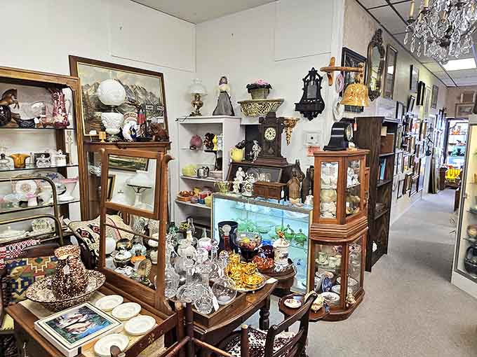 Stepping inside feels like entering a time machine where every shelf and display case holds stories waiting to be discovered.