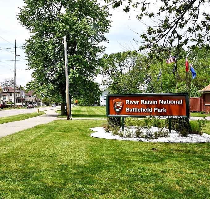 River Raisin National Battlefield Park preserves crucial War of 1812 history where visitors can walk hallowed ground and connect with America's past.