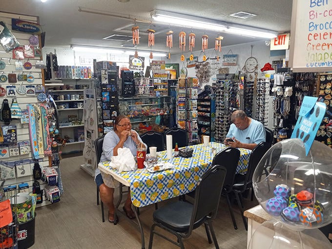 Inside this unassuming shop, locals gather around a checkered tablecloth, proving that the best dining rooms need no fancy decor&mdash;just good company and better donuts.