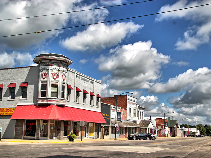 These aren't just buildings &ndash; they're storytellers, each brick and cornice whispering tales of Paxton's colorful past to those who pause to listen.