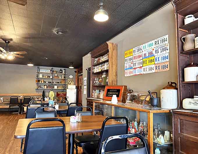 The interior beckons with its classic diner charm &ndash; red stools, checkered floors, and that unmistakable feeling that breakfast greatness awaits.