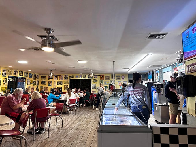 Inside Frostbite, nostalgia isn't manufactured&mdash;it's marinated over decades, with every checkered tile and vinyl seat telling stories of ice cream dates past.