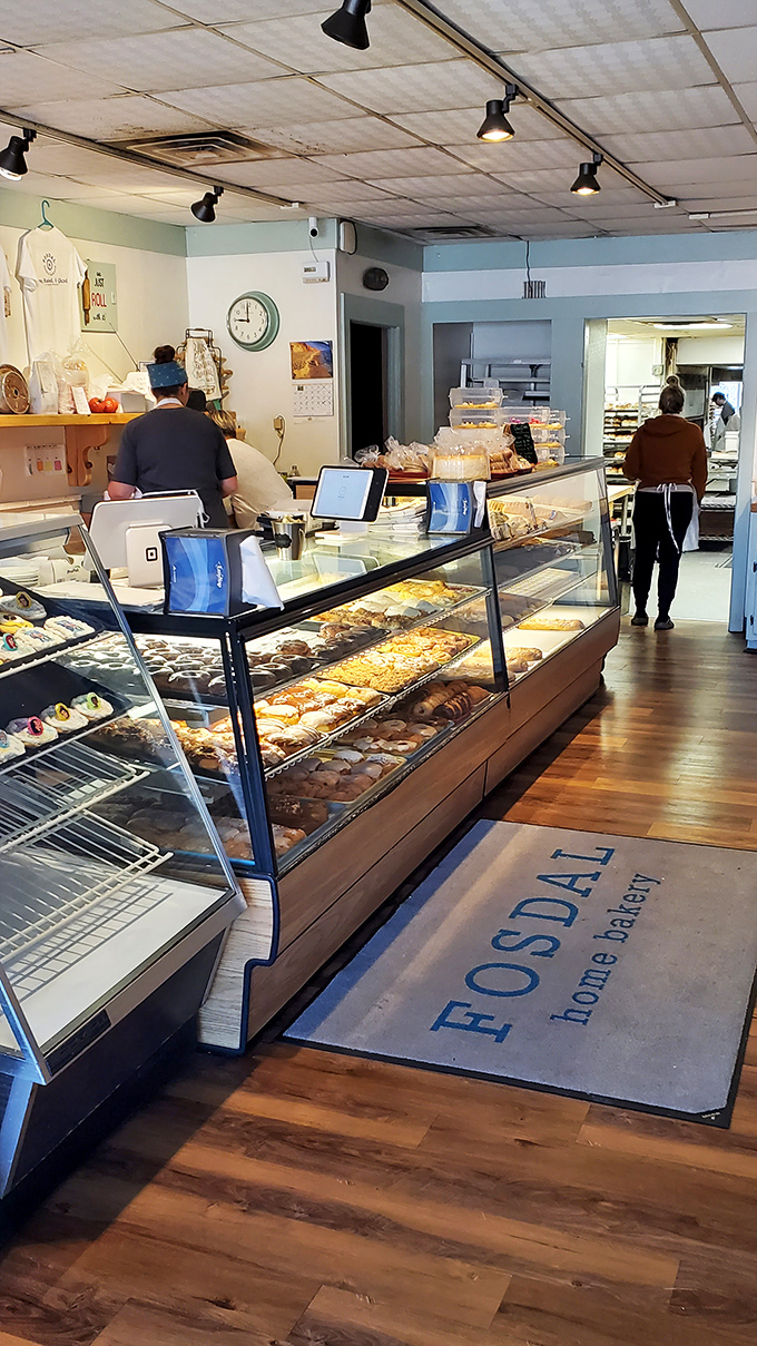 Step inside and those gleaming display cases stretch before you like the Louvre, except everything here is meant to be devoured immediately.