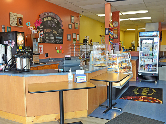 Step inside and feel the worries of the world melt away – much like the glaze on their fresh-from-the-fryer specialties.