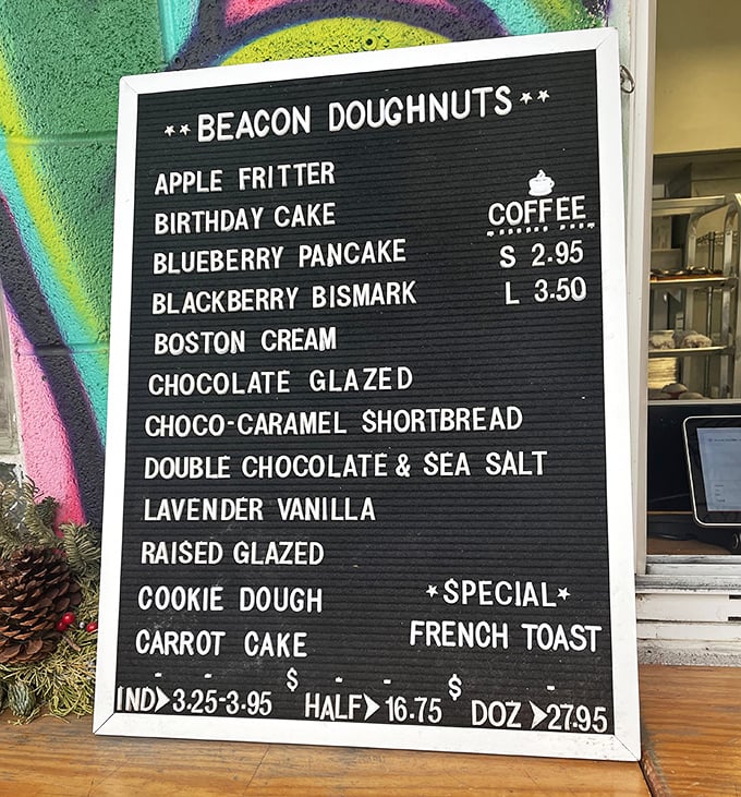 The menu board reads like a dessert lover's fever dream &ndash; each option more tempting than the last, making decisions deliciously difficult.