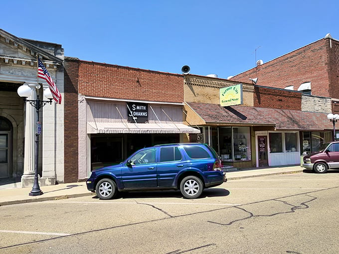 Local businesses line the streets like old friends catching up, each storefront a chapter in the ongoing story of Midwest entrepreneurship.
