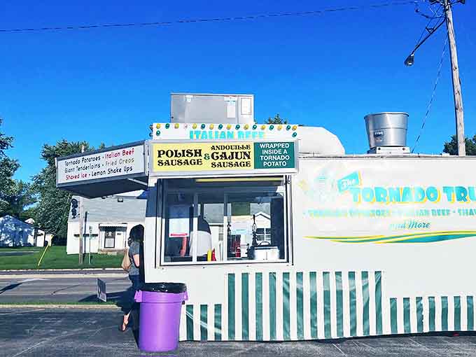 This takeout window is your portal to fairground bliss, where dreams are made of spiral-cut potatoes and deep-fried everything.