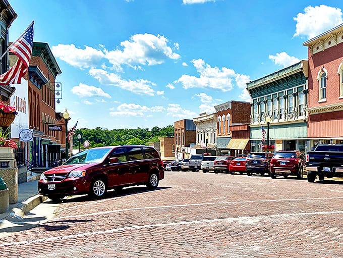 Brick streets and vintage storefronts create a downtown that feels like a movie set&mdash;except the charm is 100% authentic.