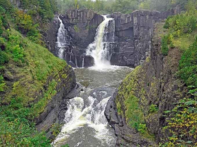High Falls towers like nature's skyscraper, reminding us that Minnesota has some seriously impressive vertical drops to show off.
