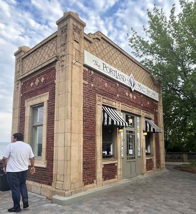 The PortLand Malt Shoppe's historic building looks like it's been serving happiness since your grandparents were kids, and it probably has.