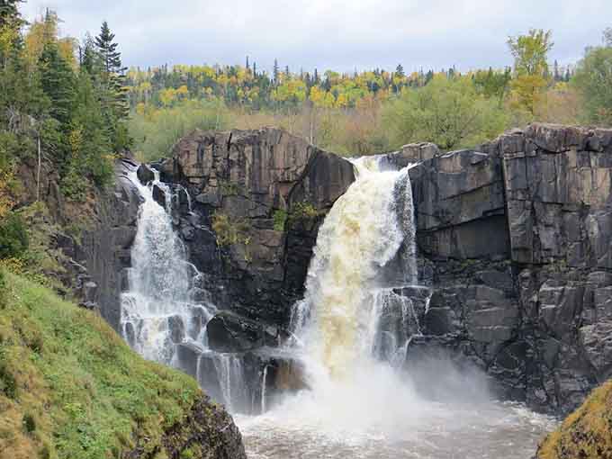 The double cascade at High Falls creates a dramatic scene that looks different every single time you visit this special place.