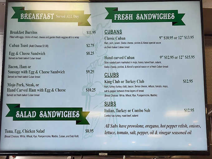 When a menu promises breakfast all day and hand-carved Cuban sandwiches, you know someone understands what the people really want from their bakery.