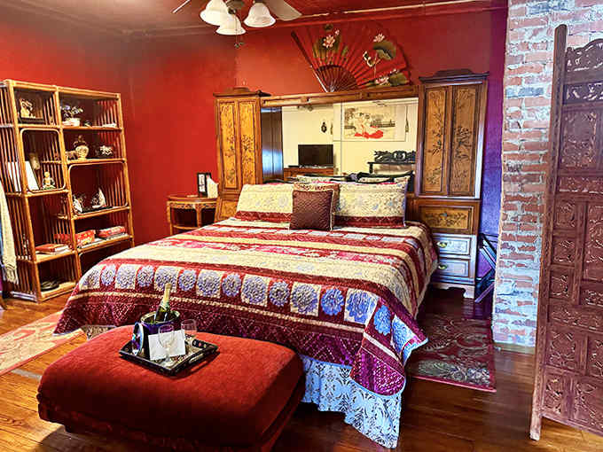 Step into the Asian-inspired suite and suddenly Florida feels continents away &ndash; those screens have witnessed more secrets than a therapist's notebook.