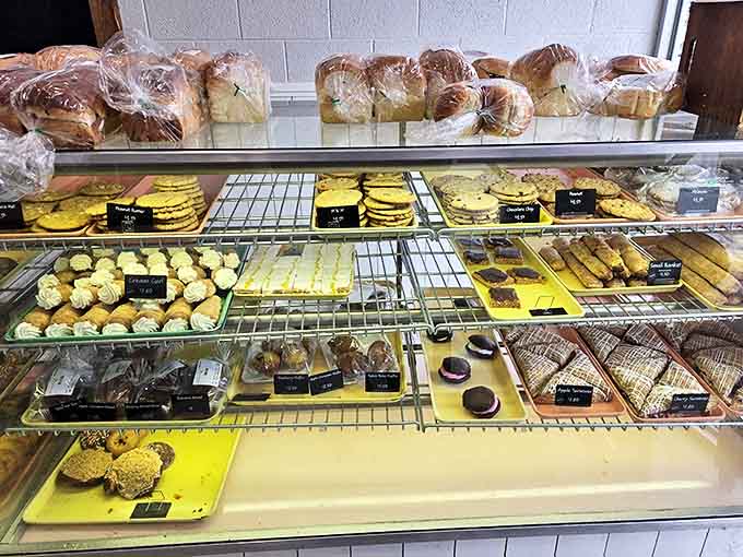 Golden-brown treasures await behind glass &ndash; each cookie representing the perfect marriage of butter, sugar, and old-world technique.