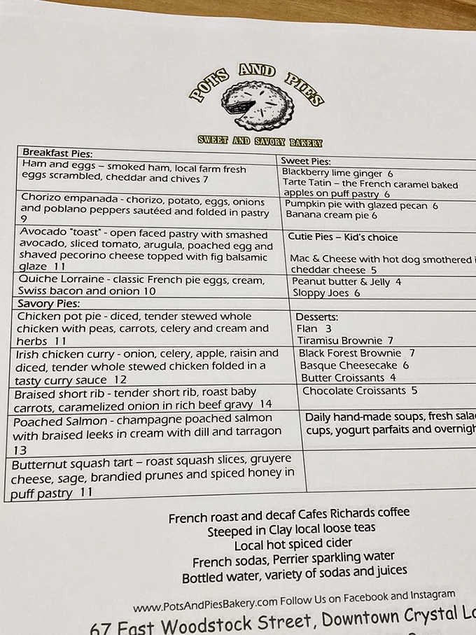 When a menu includes both Quiche Lorraine and Mac and Cheese pie, you know you've found a place that refuses to be put in a box, even if their pies come in one.