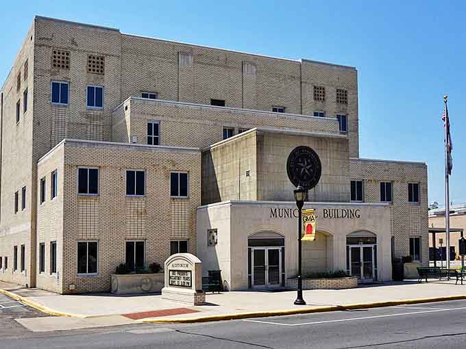 The Municipal Building stands proud in its Art Deco glory, a testament to an era when public buildings were designed to inspire rather than just function.