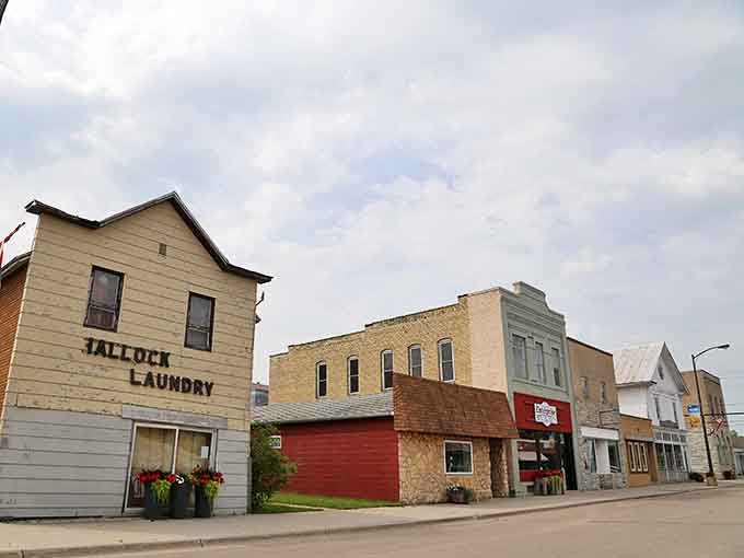 Downtown Hallock preserves its historic character with buildings that have witnessed generations of local stories unfold.