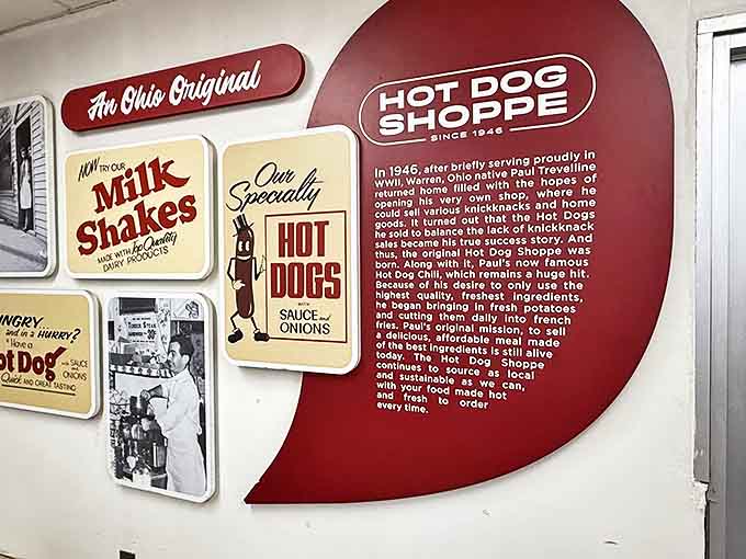 Not just decoration, but a time capsule of culinary heritage&mdash;where every photo tells a story of Ohio's love affair with the humble hot dog.