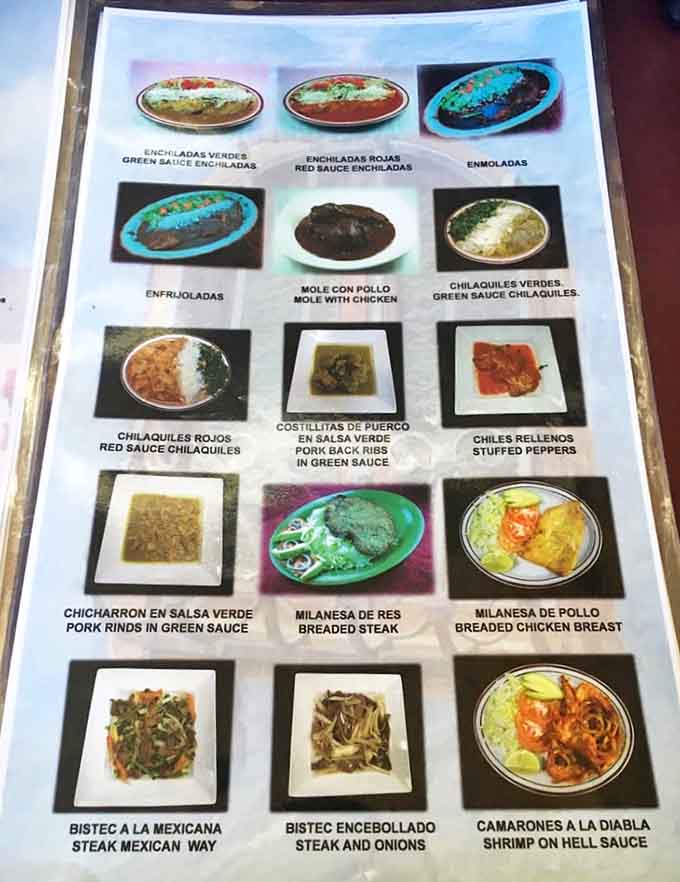 A visual feast before the actual feast, Homi's menu showcases traditional Mexican specialties rarely found north of the border.