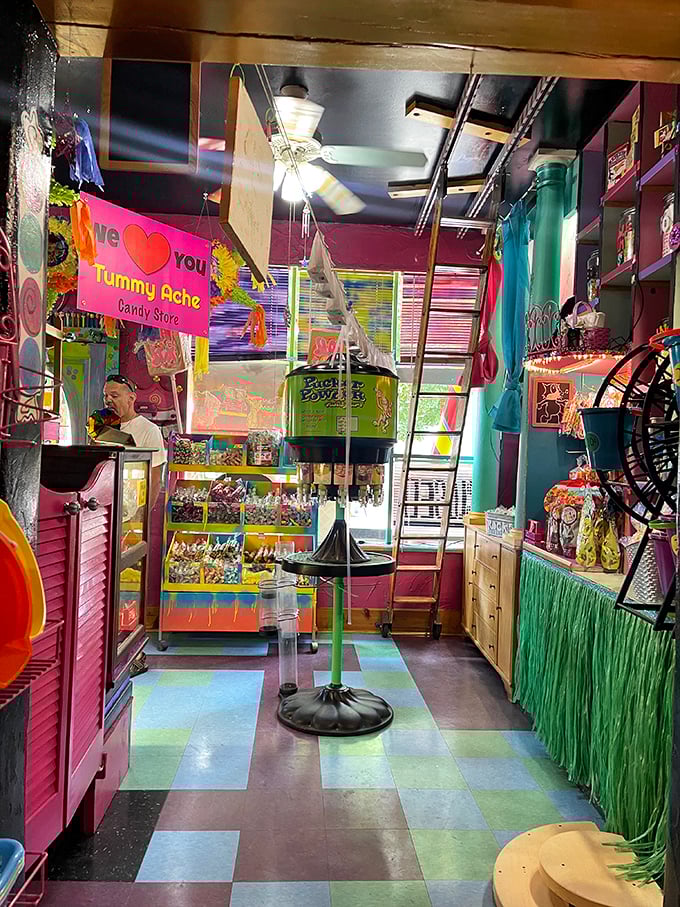 Step inside and feel your adult worries dissolve faster than cotton candy in the rain &ndash; this place is childhood bottled.