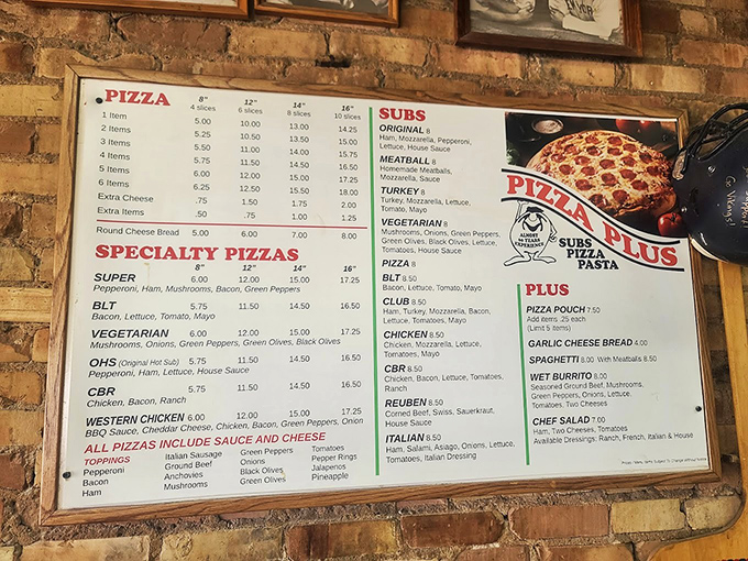 The menu board &ndash; a roadmap to happiness where every path leads to something that'll make your cardiologist wince and your taste buds sing.