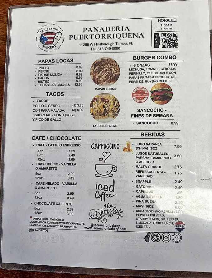 This isn't just a menu &ndash; it's a treasure map to flavor country, with each item promising its own delicious adventure.